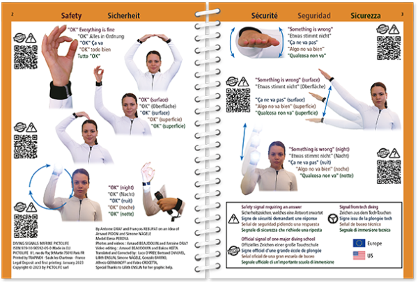 Marine Pictolife Guide - Diving Hand Signals